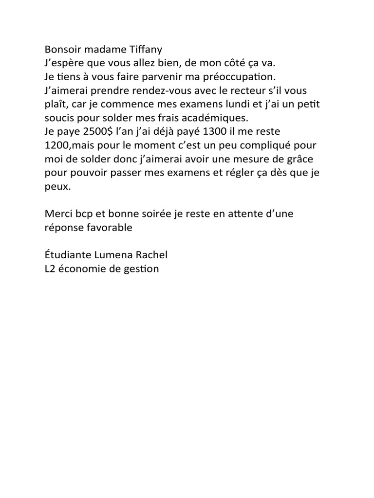 Demande de RDV | PDF