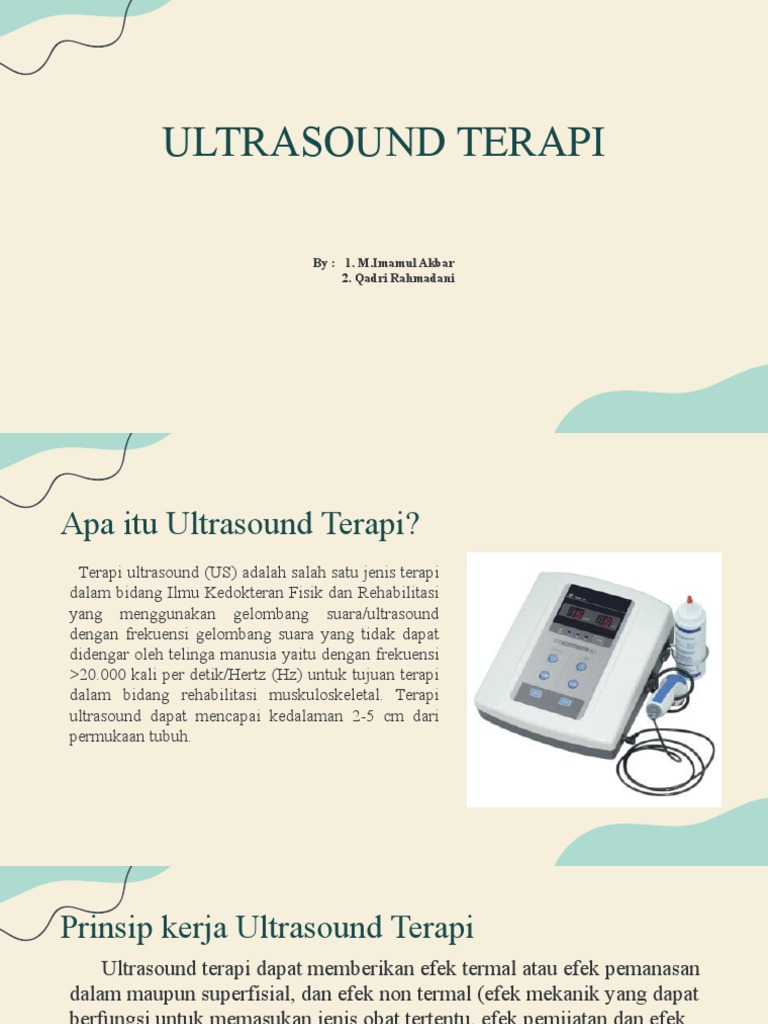 Terapi Ultrasound: Indikasi dan Kontraindikasi | PDF | Sains & Matematika