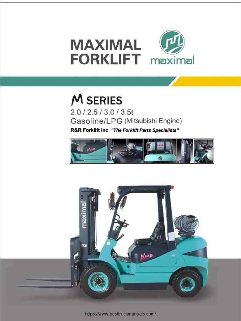 Maximal M-Series Gasoline and LPG Mitsubishi Engine Forklifts Specs PDF | PDF | Forklift ...