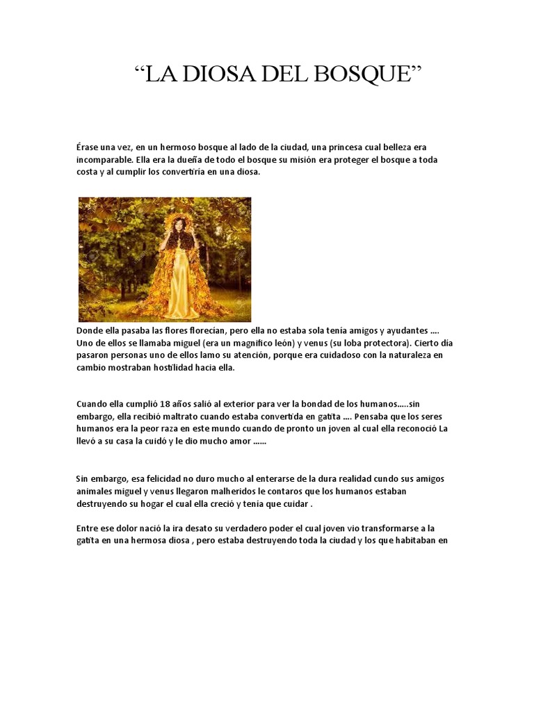 La Diosa Del Bosque | PDF