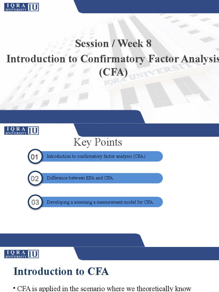 Introduction To CFA Analysis | PDF | Validity (Statistics) | Factor Analysis