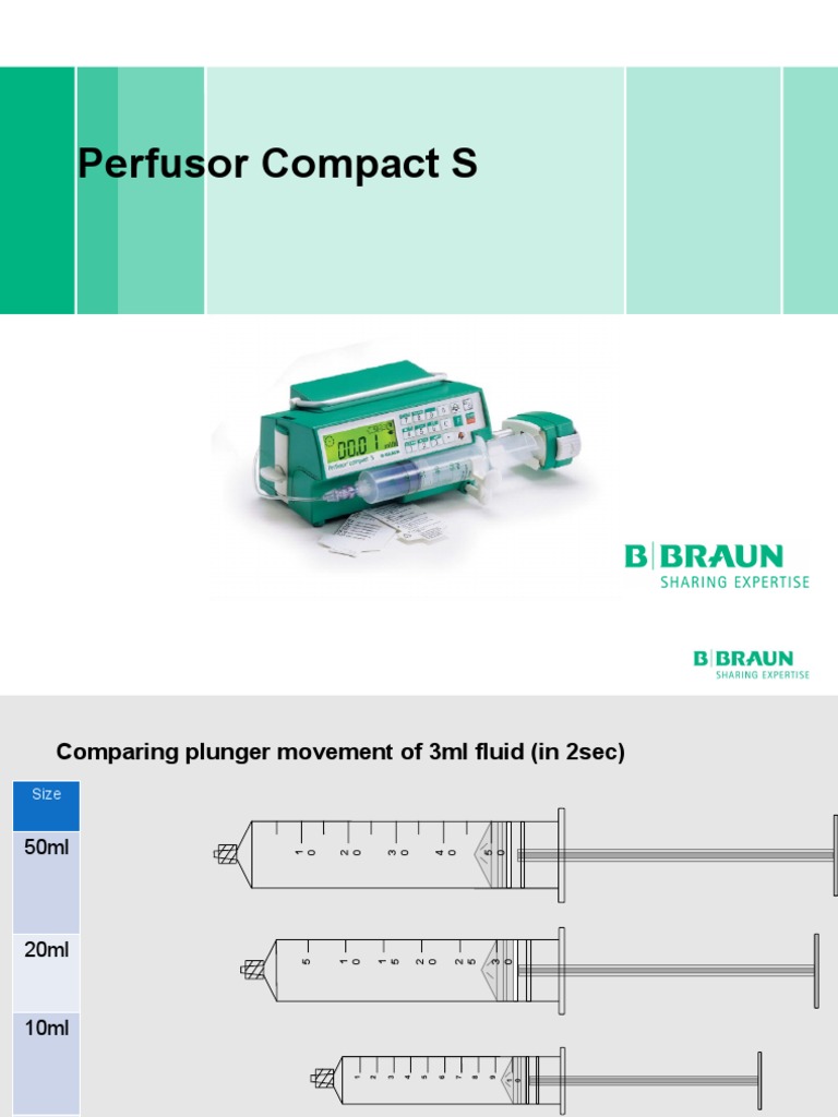 Perfusor Compact S Bbroun | PDF