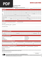 Zuno motor claim form_V-1.0 | PDF | Insurance | Driver's License