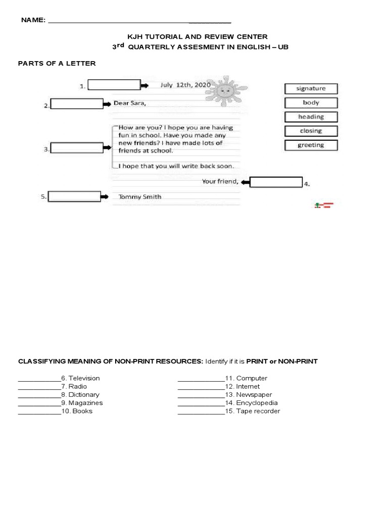 English Ub4 3rd Qa | PDF