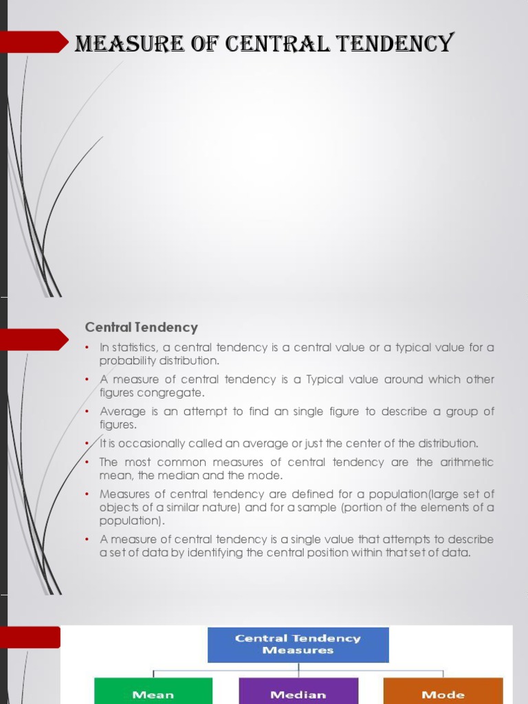 Understanding Central Tendency Measures | PDF