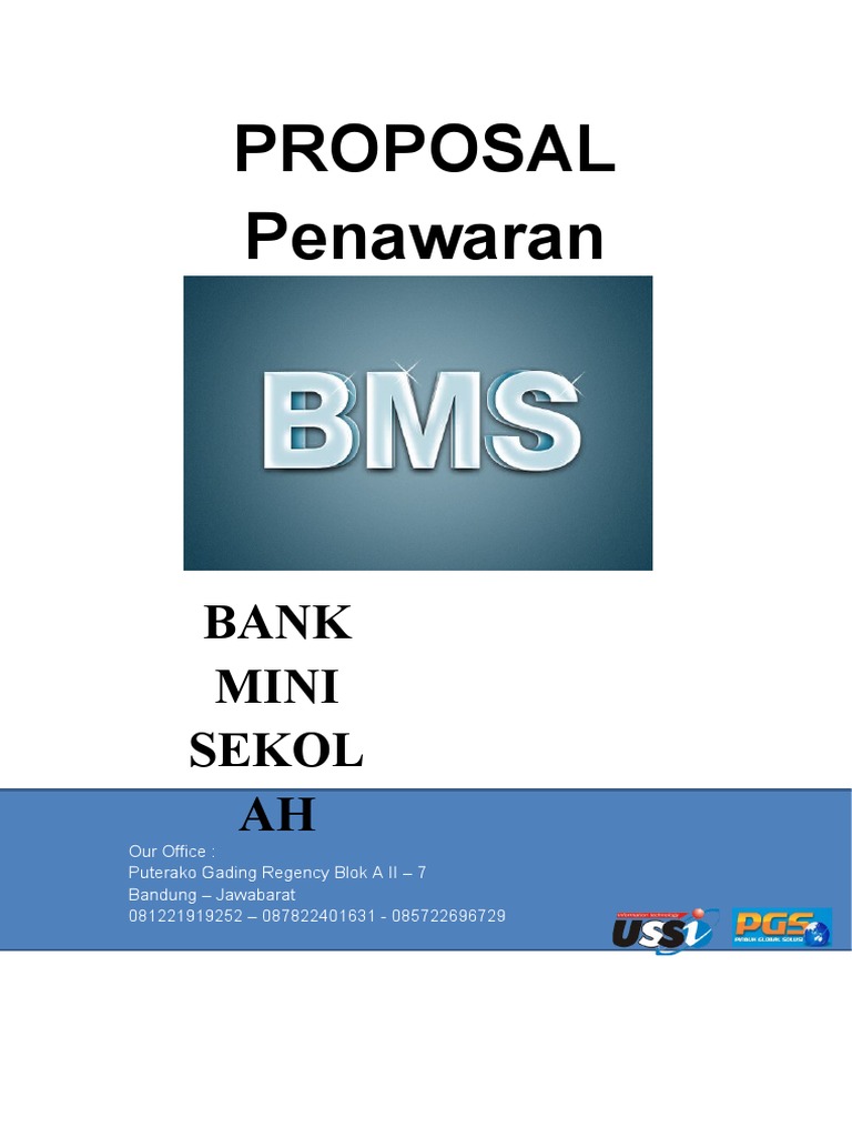 Proposal Mini Bank. LKM-sekolah | PDF