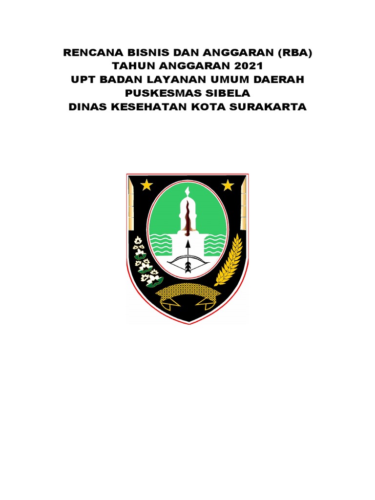 RBA Puskesmas Sibela 2021 | PDF