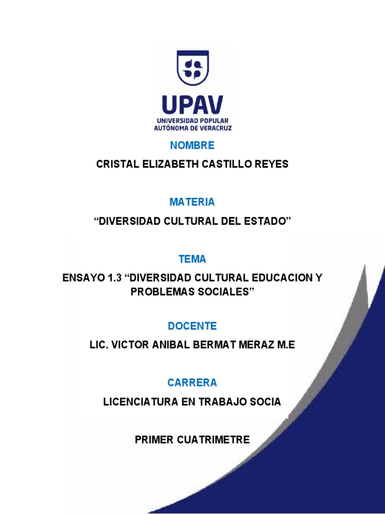 Hoja de Presentacion Upav | PDF