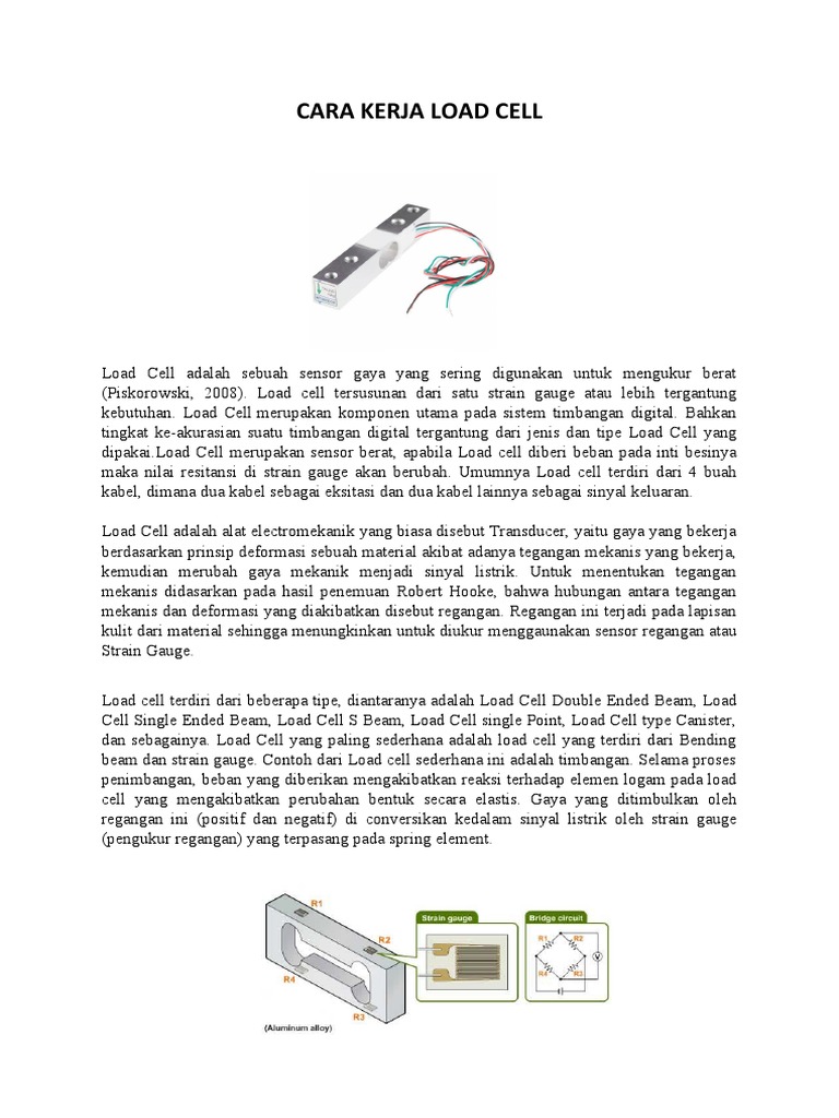 Putri Rebekka 240110180080 LOAD CELL | PDF | Metode & Bahan Ajar | Sains & Matematika