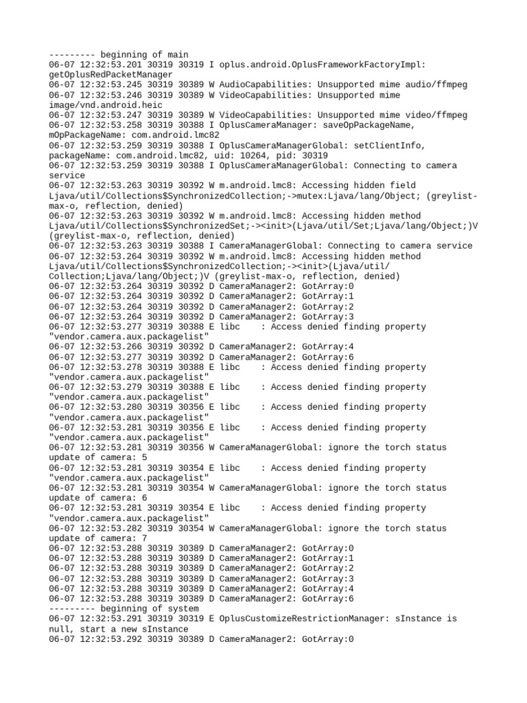 Logcat 1686119573133 | PDF | Image Stabilization | Pointer (Computer Programming)