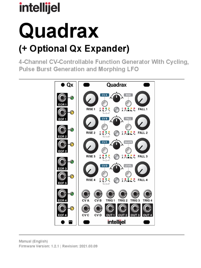 Quadrax Module User Guide | PDF | Amplitude | Electromagnetic Interference