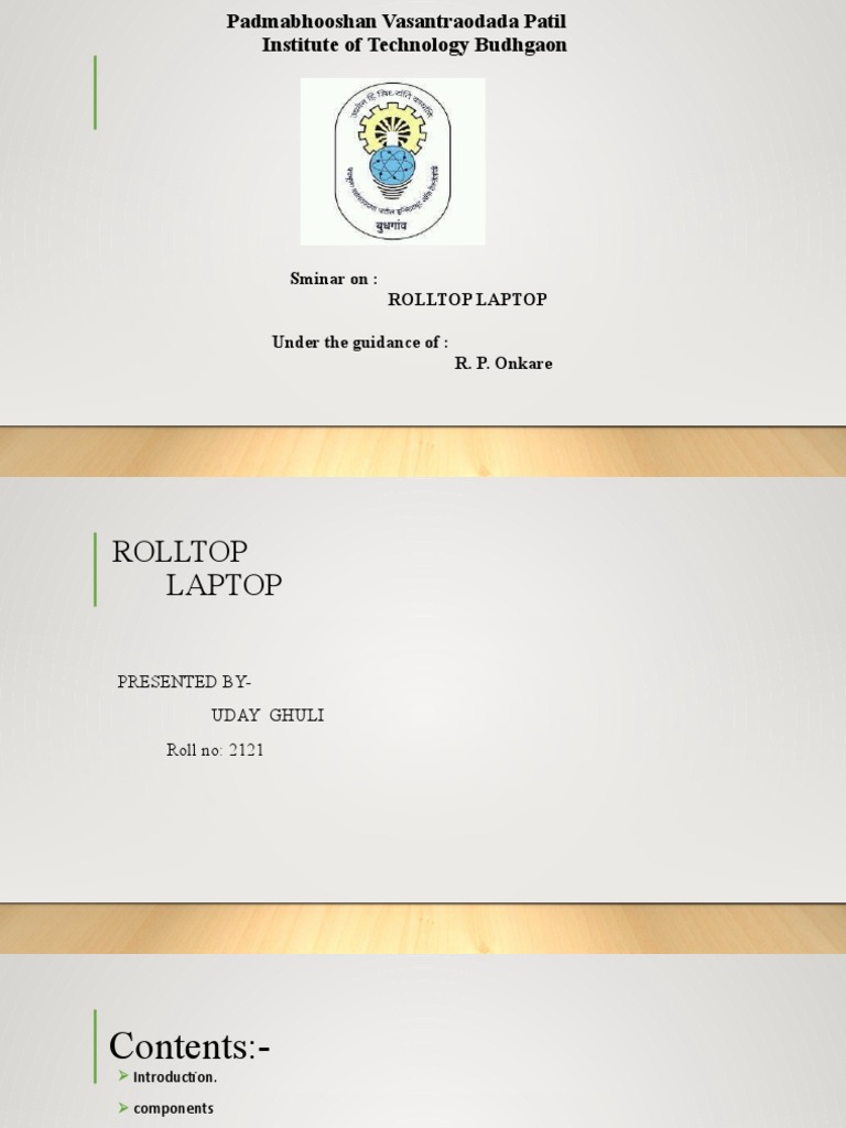 2121 Rolltop Laptop | PDF | Laptop | Information And Communications ...