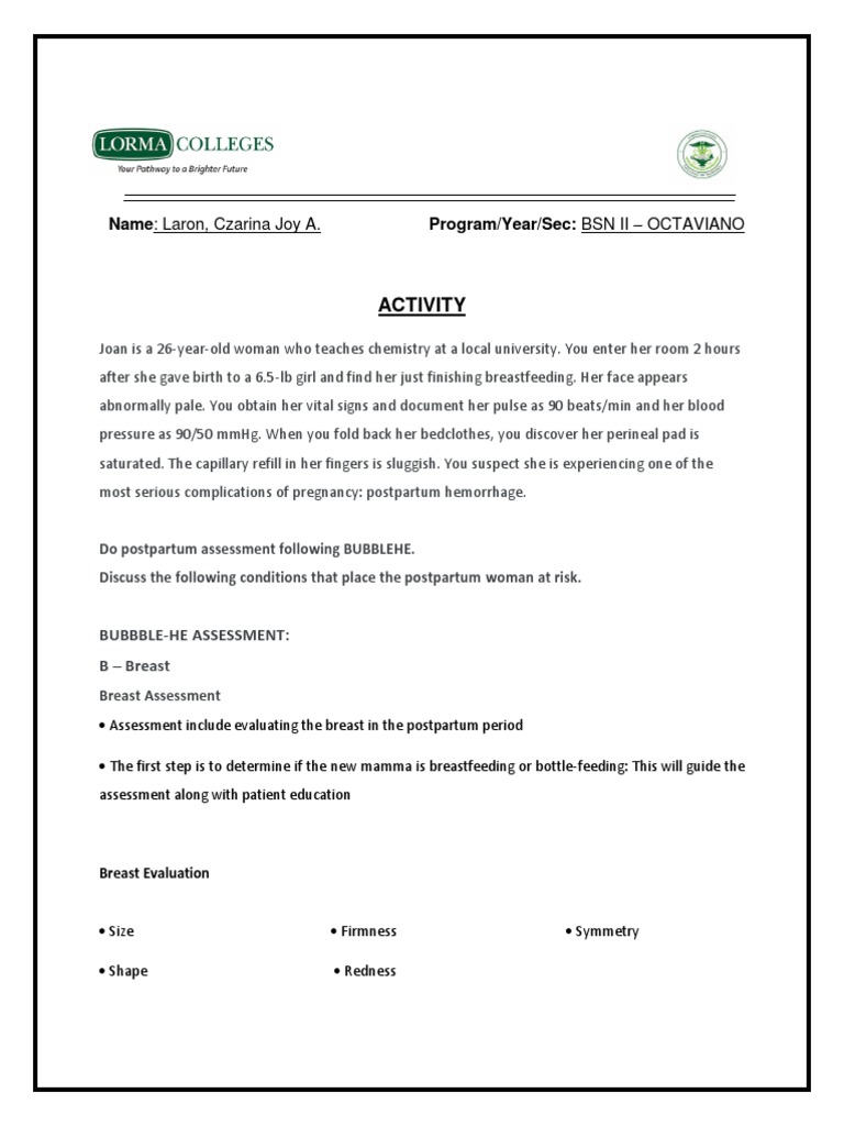 Bubble He | Download Free PDF | Childbirth | Postpartum Period