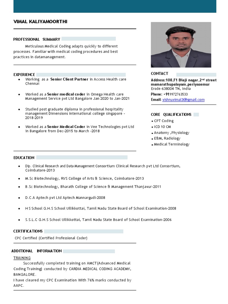 CV India | PDF
