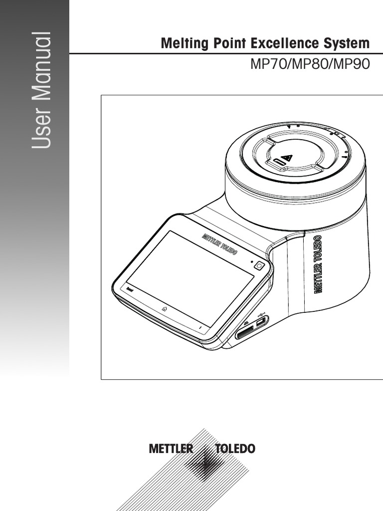 15 Mettler Toledo Mp70 User Manual | PDF | Melting Point | Temperature