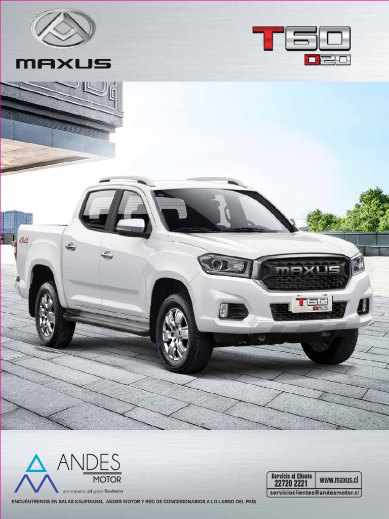 Manual Usuario Maxus t60 | PDF | Tracción en las cuatro ruedas | Sistema de freno antibloqueo