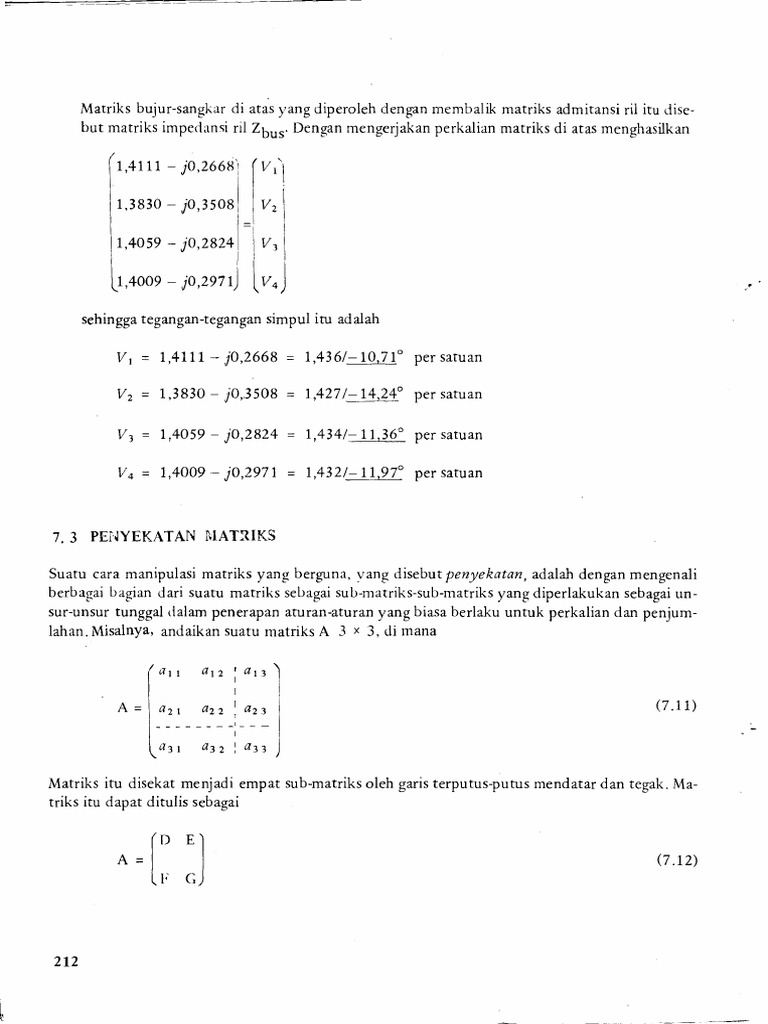Materi 5 Matriks Y Dan Z | PDF