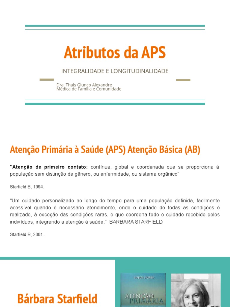 Atributos da APS | PDF | Família | Remédio