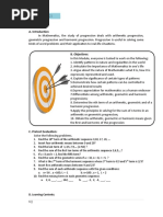 Lesson 1 Arithmetic Sequence | PDF | Algebra | Mathematical Analysis