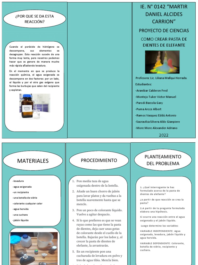 Proyecto de Ciencia y Tecnologia | PDF | Agua | Sustancias químicas