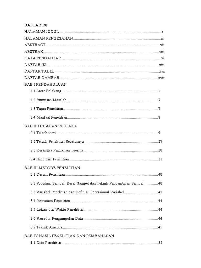 Dimas Afrizal - Daftar Isi - Uts | PDF