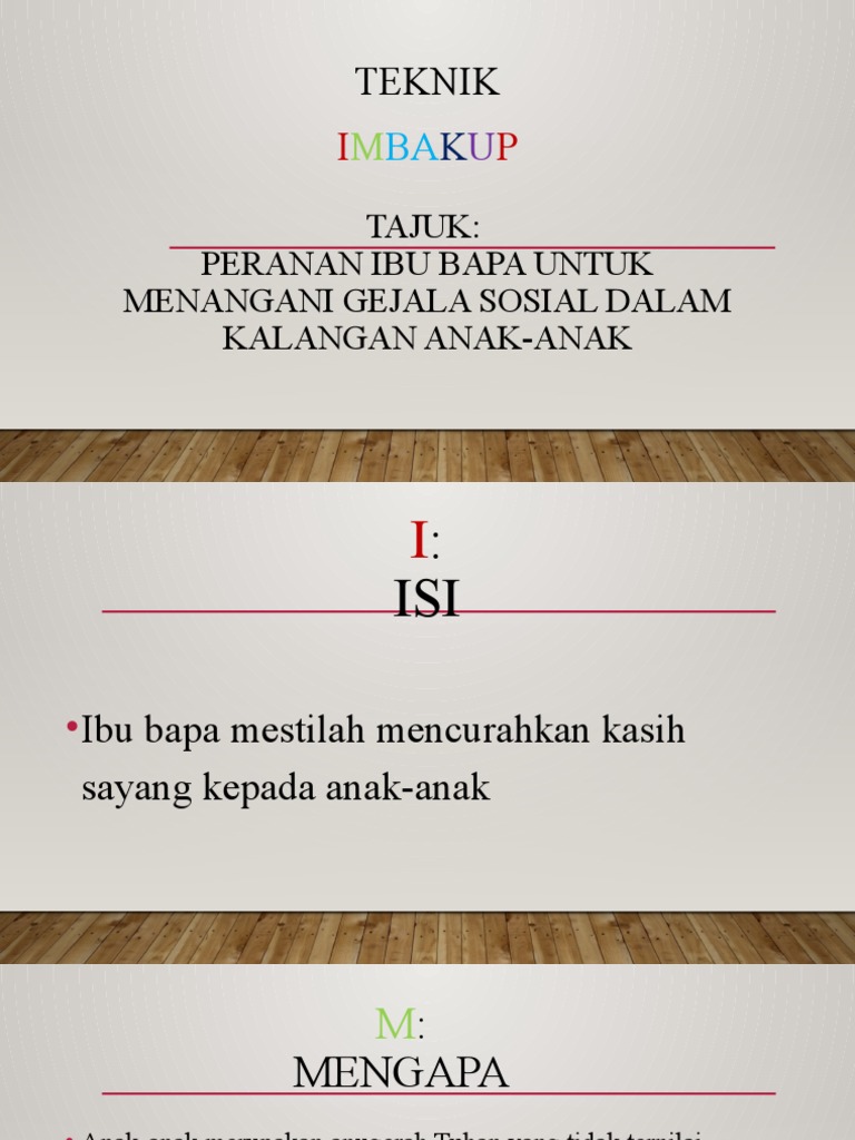 Teknik IMBAKUP | PDF