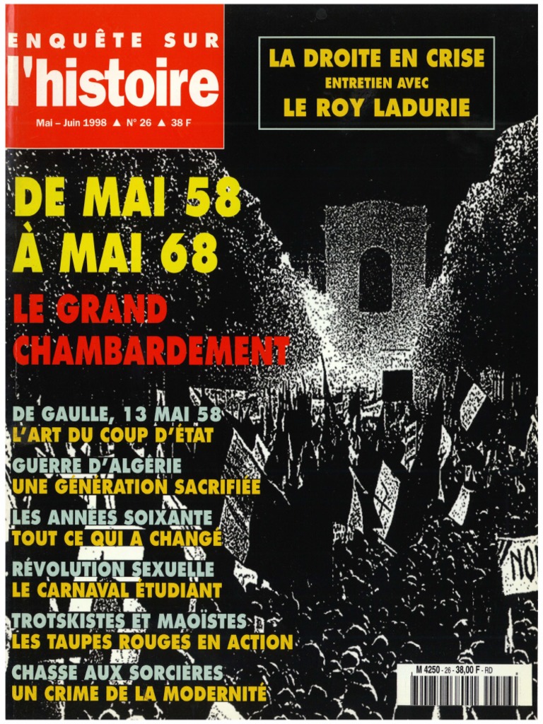 26 - de Mai 1958 A Mai 1968 | PDF