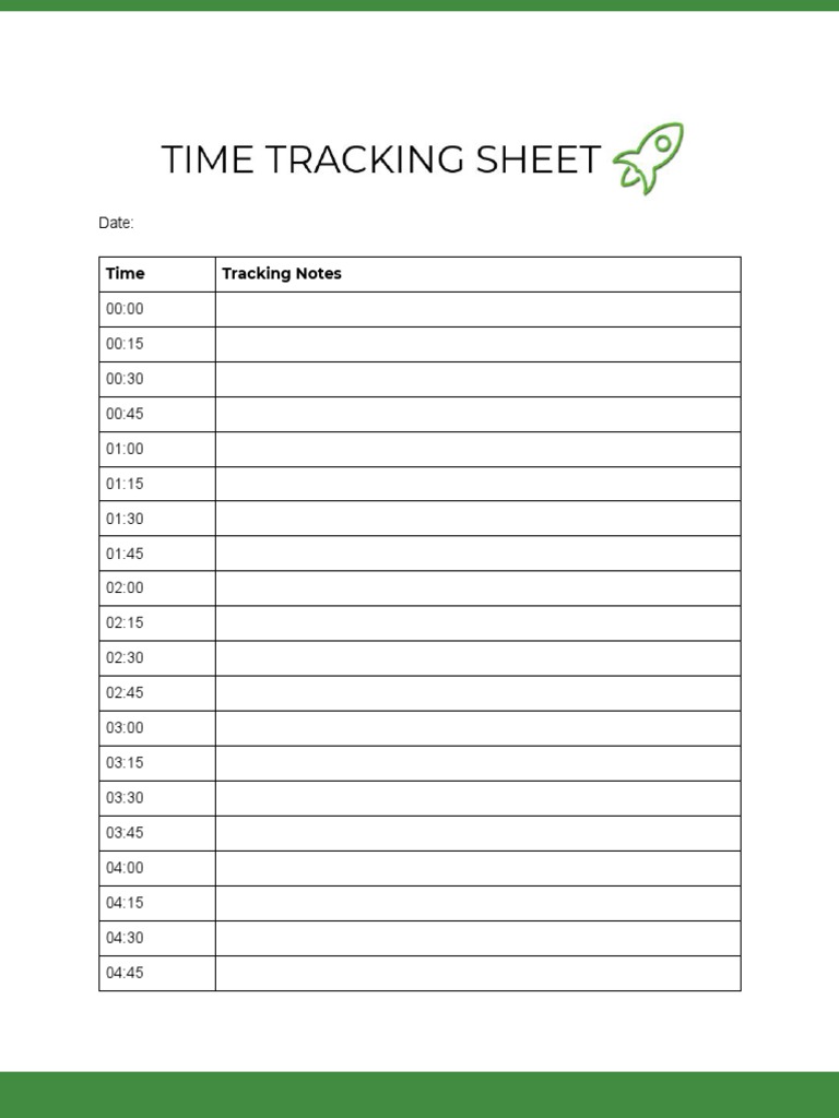 Time Tracking PDF | PDF