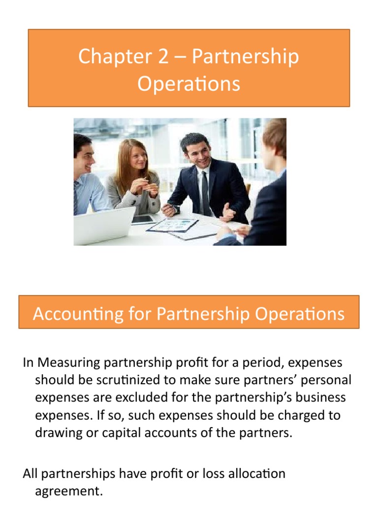 Chapter 2 Partnership Operations | Download Free PDF | Partnership ...