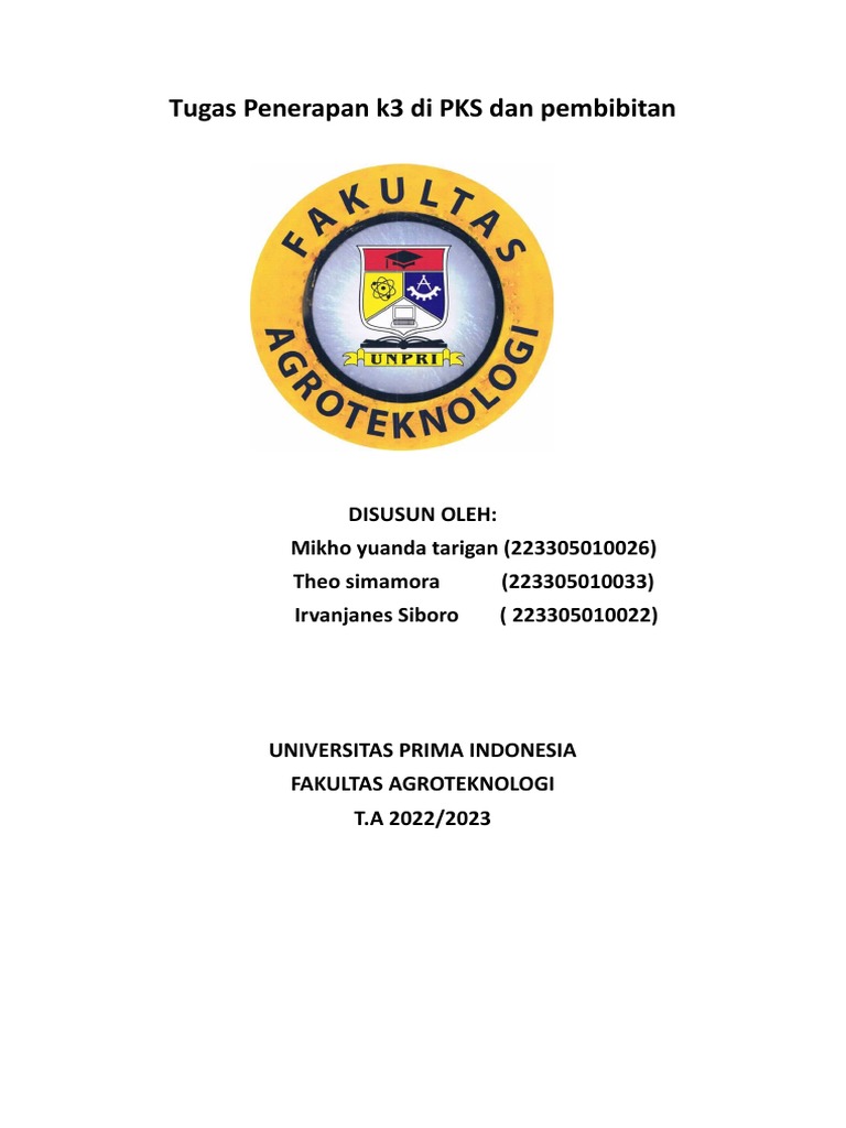 Tugas k3 Mikho 3 | PDF