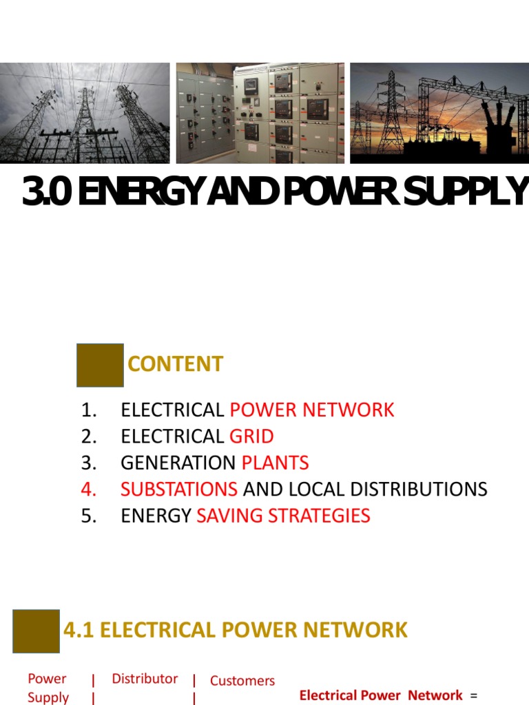 (C) - Bahan Pengajaran - Electrical Energy Supply - Part 1 | PDF ...