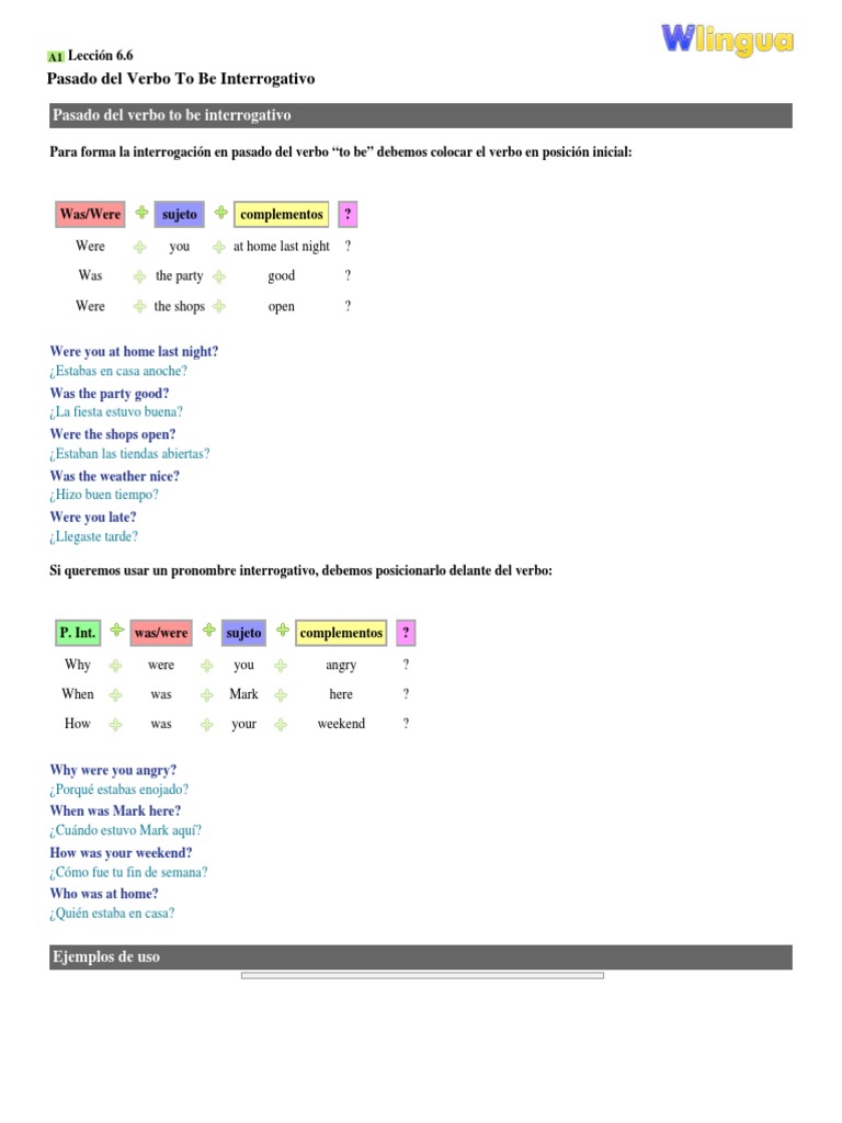 Lesson - 6.6 Ingles | PDF