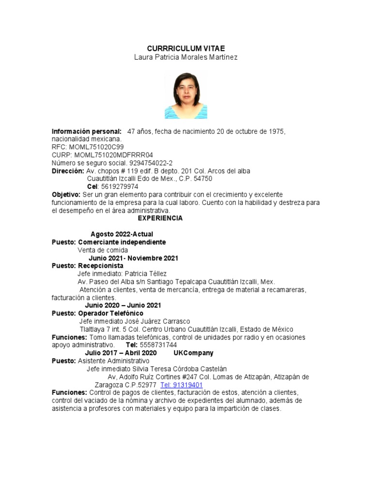 CV Laura 2023 | PDF | Microsoft Windows | Software