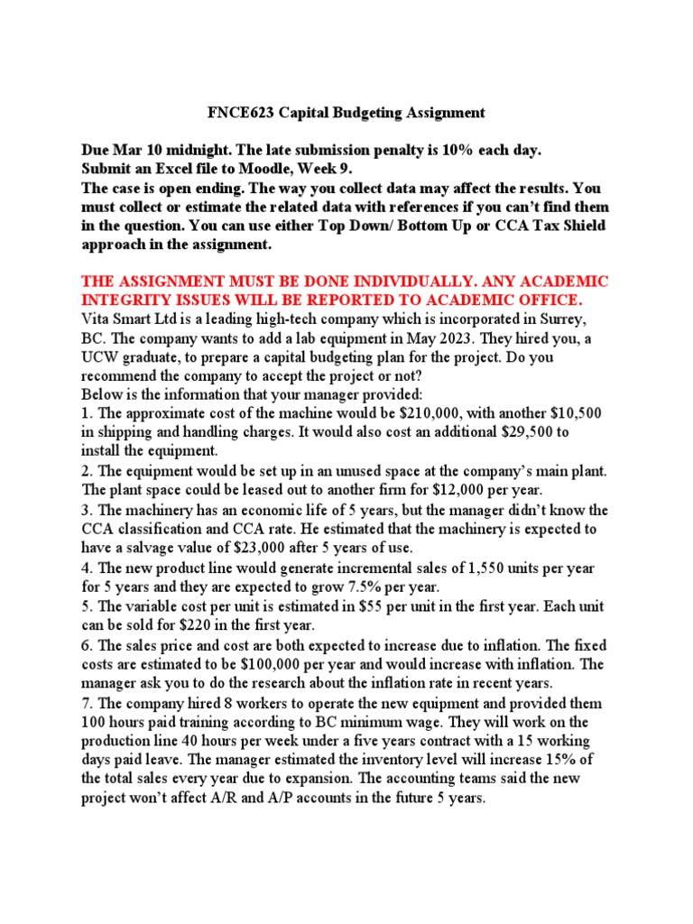 10 March Assignmnet | PDF | Inflation | Net Present Value