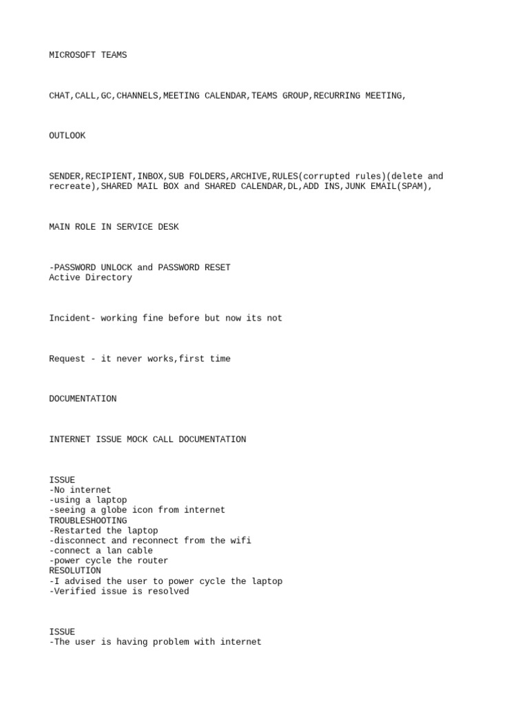 Mock Call Pdf