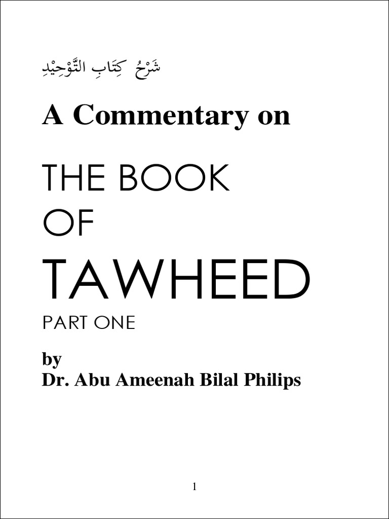Kitaab At-Tawheed Complete - RESIZED | Download Free PDF | Tawhid ...