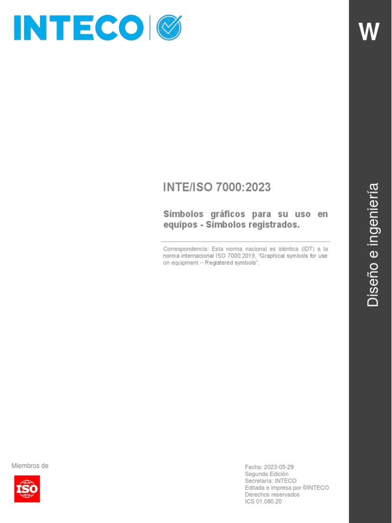 Inte Iso 7000 2023 | PDF | Organización internacional para la ...