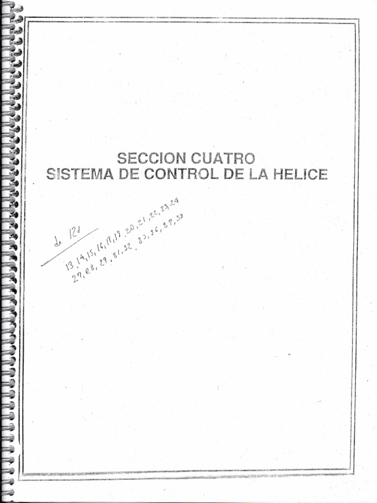 Seccion 4 SISTEMA DE CONTROL DE LA HELICE | PDF