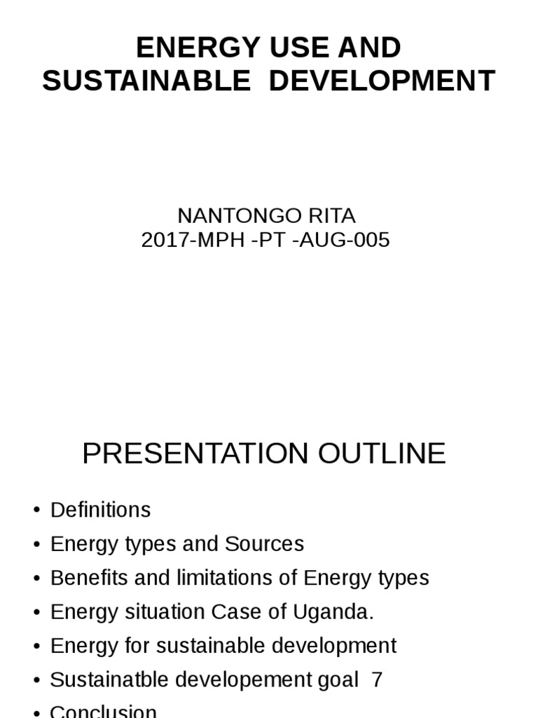 Energy Use & Sustainable Devlopment Rita (Work) | PDF | Renewable ... Energy Use & Sustainable Devlopment Rita (Work) | PDF | Renewable ...
