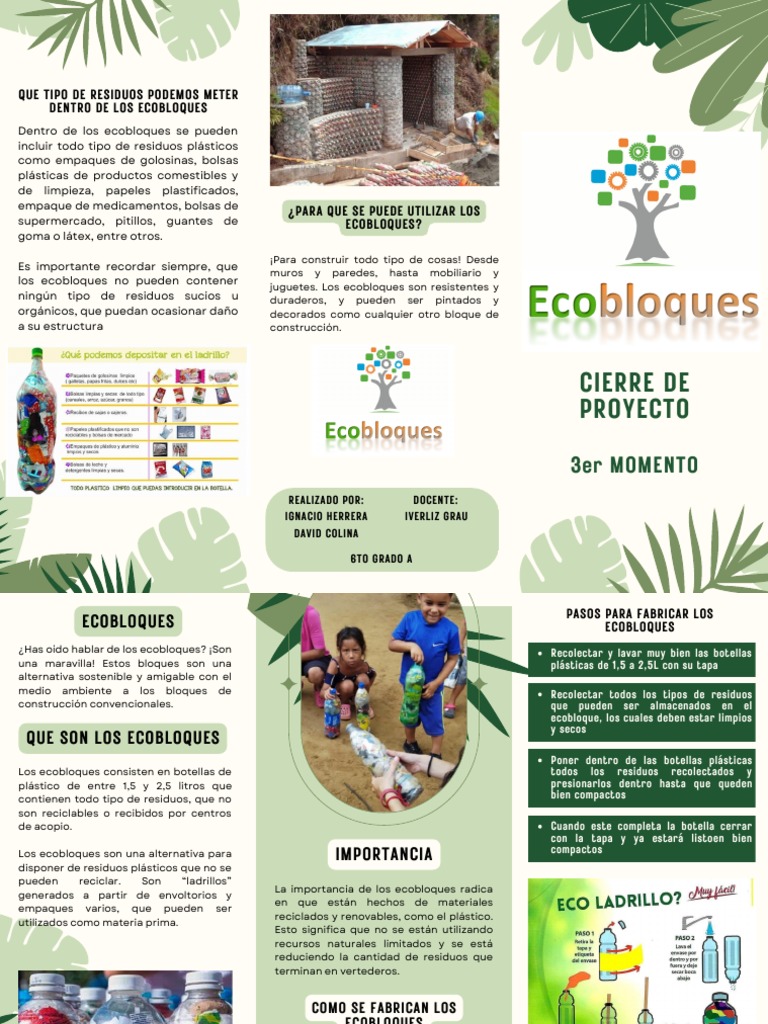 Triptico de Ecobloques | PDF
