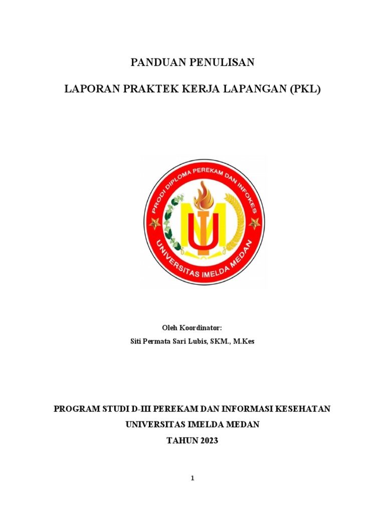 Panduan Penulisan Laporan Pkl Pdf