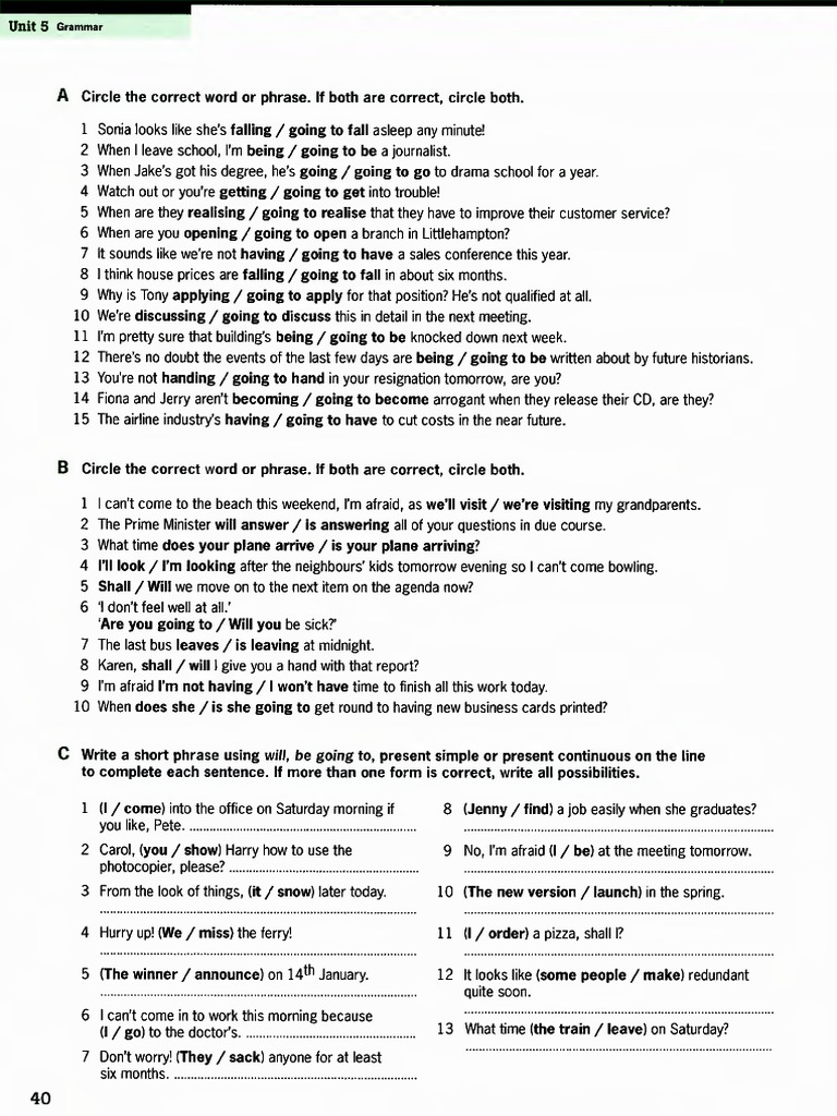 Destination C1C1 - Future Forms-Practice | PDF