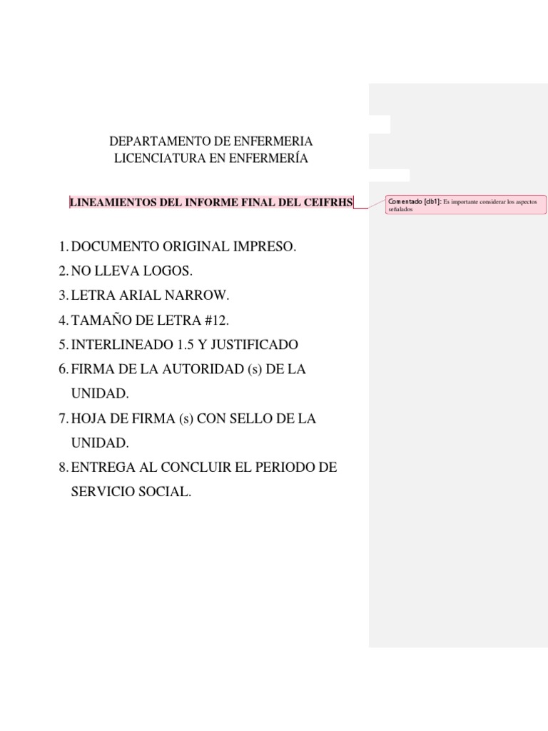 Informe Final CEIFRHS Mod | PDF