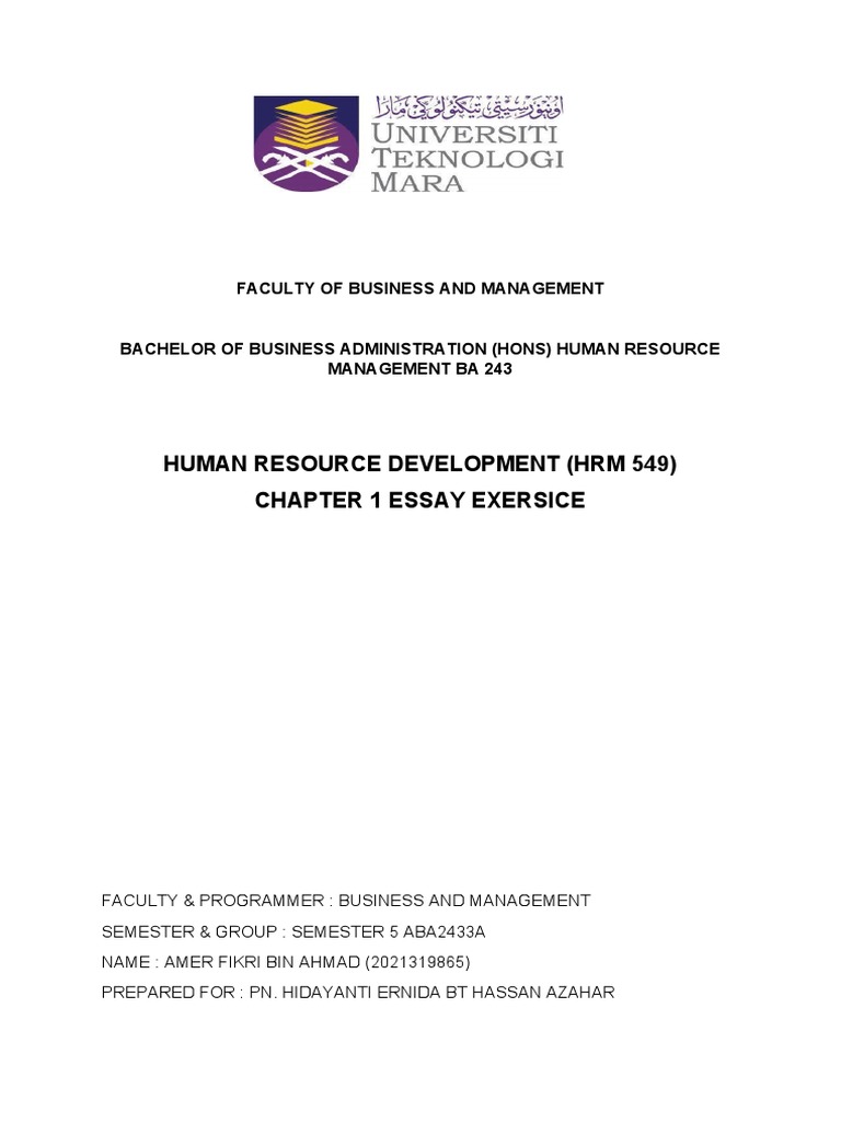 HR Training and Development Overview | PDF | Career & Growth