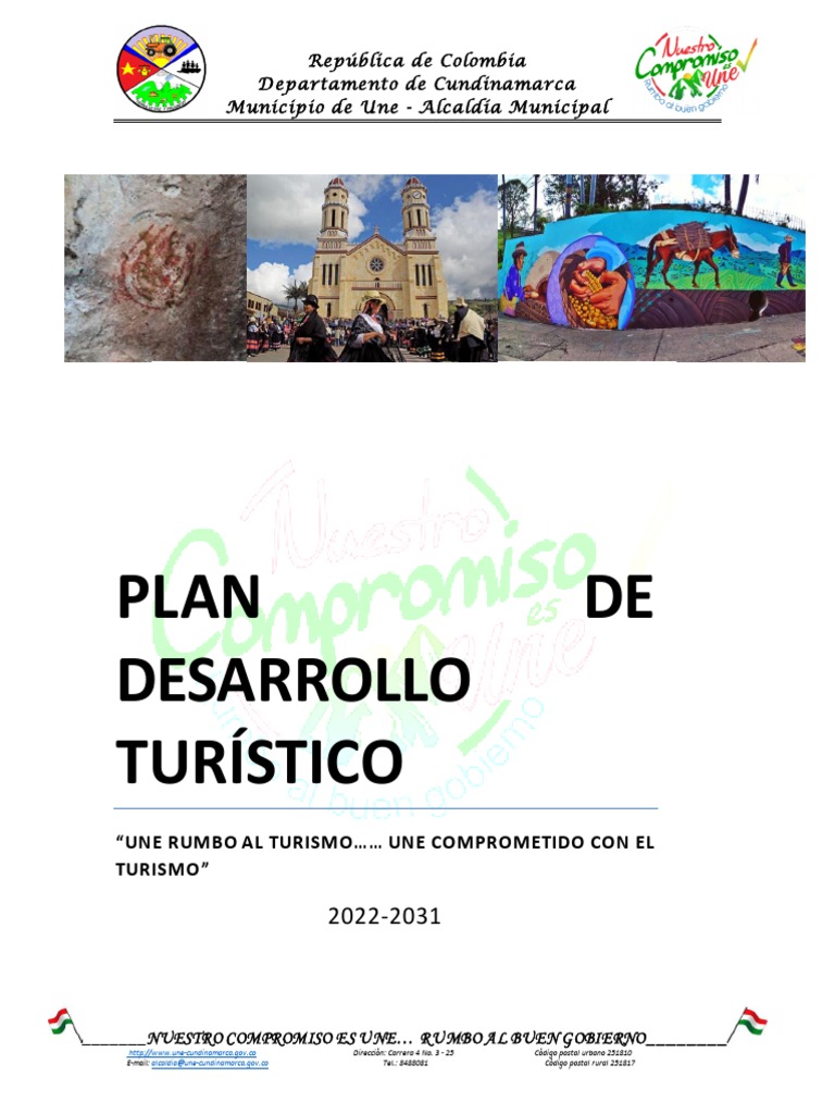 Plan de Desarrollo Turistico Une 2022-2031 | PDF | Sustentabilidad ...
