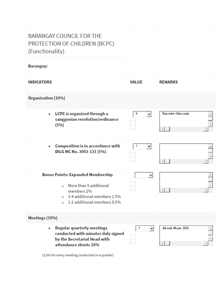 BCPC Assessment | PDF