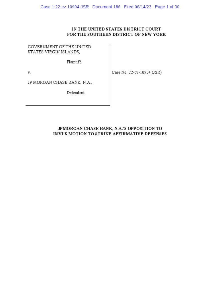 Jeffrey Epstein File | PDF | Discovery (Law) | Affirmative Defense