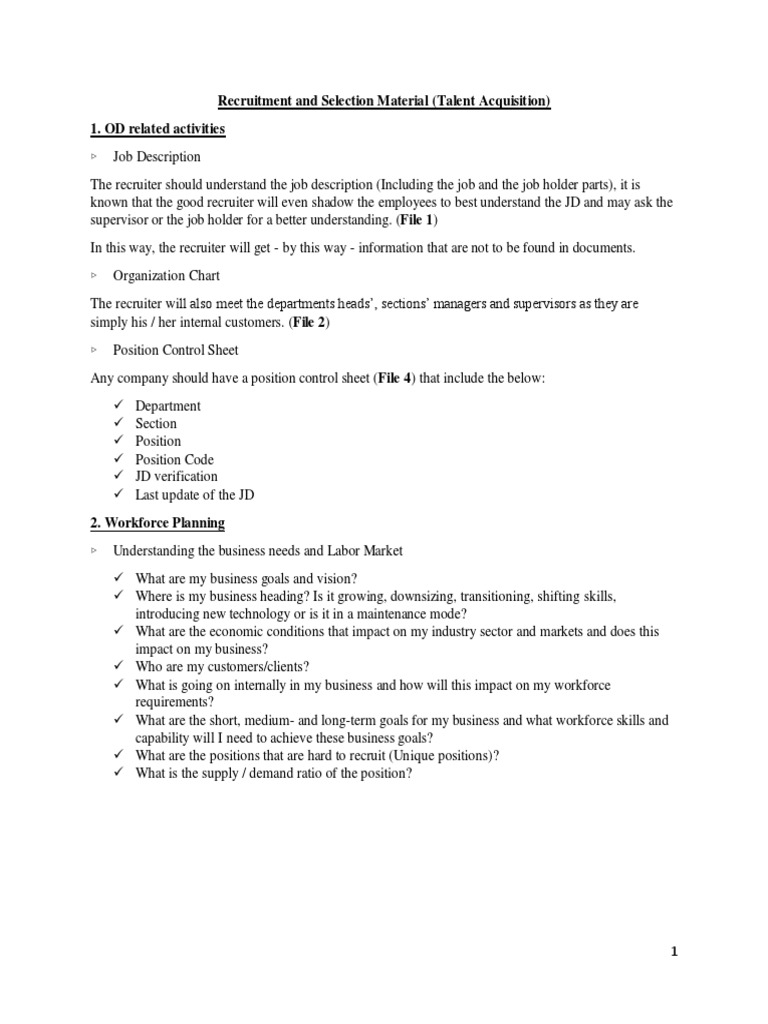 Talent Acquisition Recruitment Guide | PDF | Recruitment | Human Resources