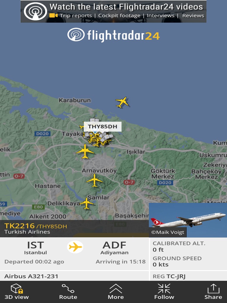 Flightradar24 Live Flight Tracker - Real-Time FL | PDF