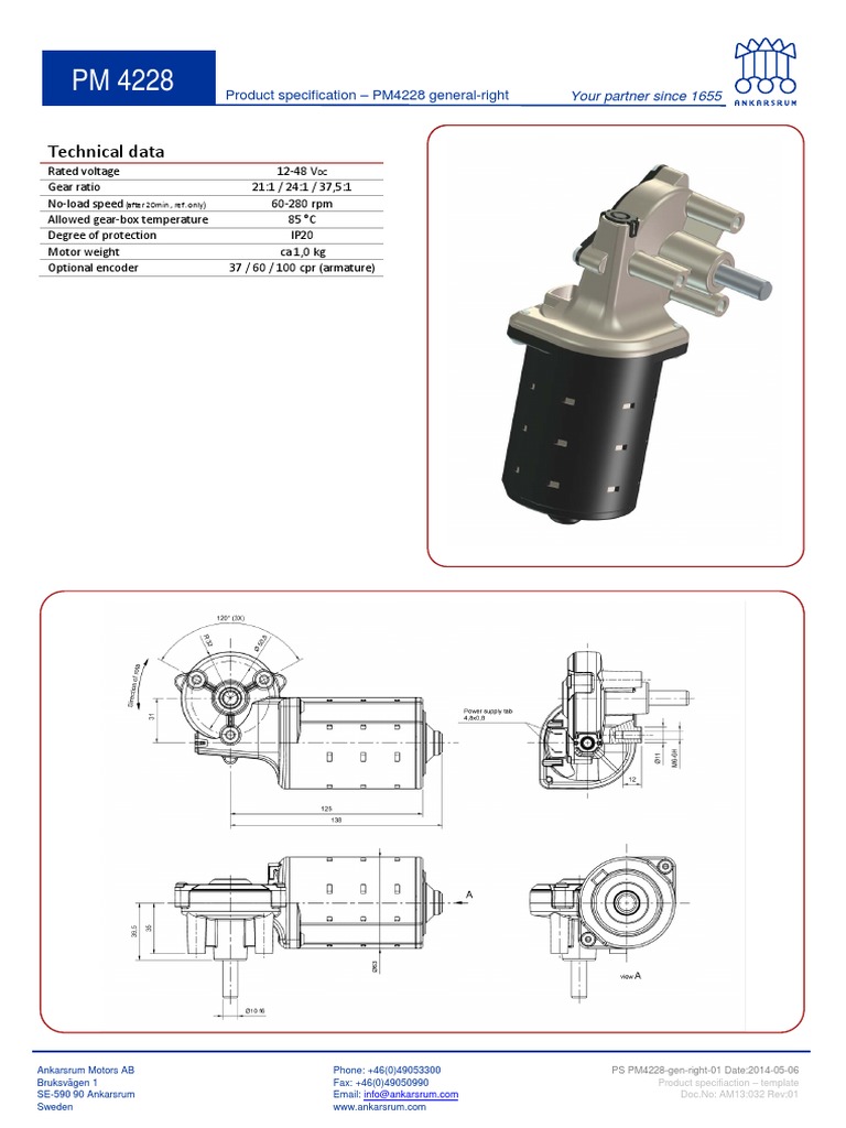 Motor Esab Datashet | PDF | Machines | Vehicle Technology